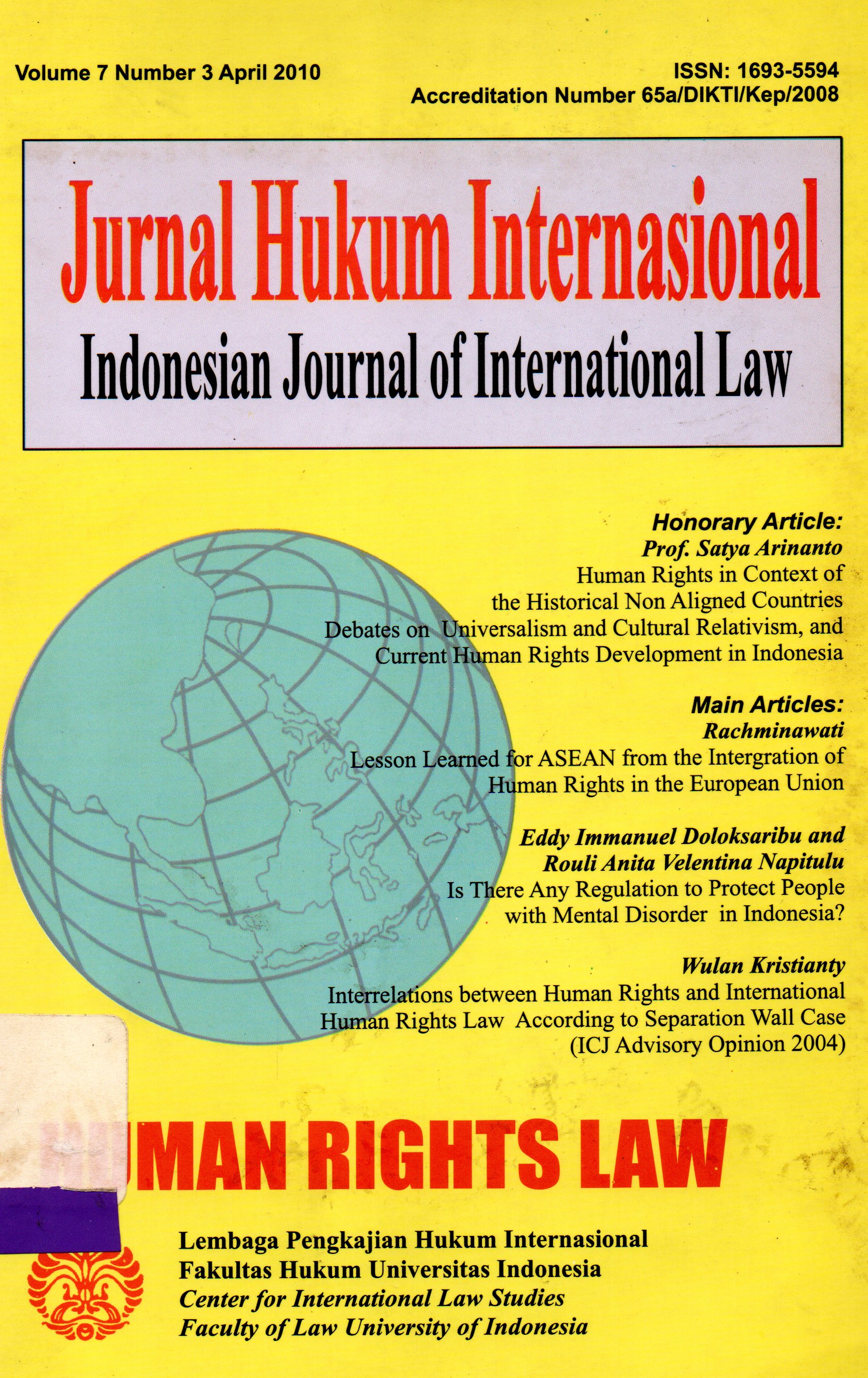 JURNAL HUKUM INTERNASIONAL